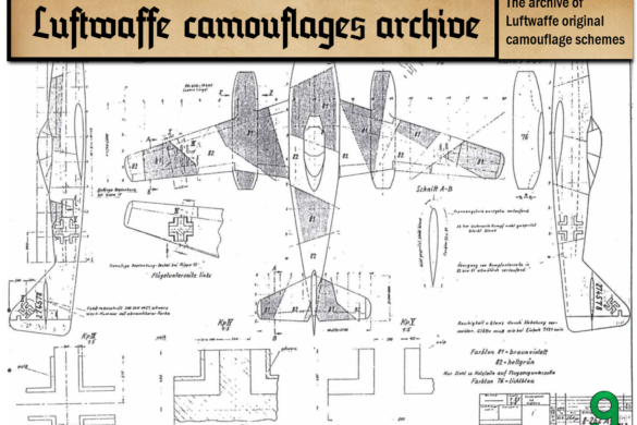 Luftwaffe camouflage schemes - RLM colours - Verde9.com